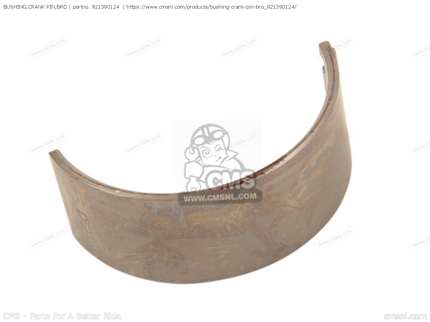 921390124: Bushing,crank Pin,bro Kawasaki - buy the 92139-0124 at CMSNL