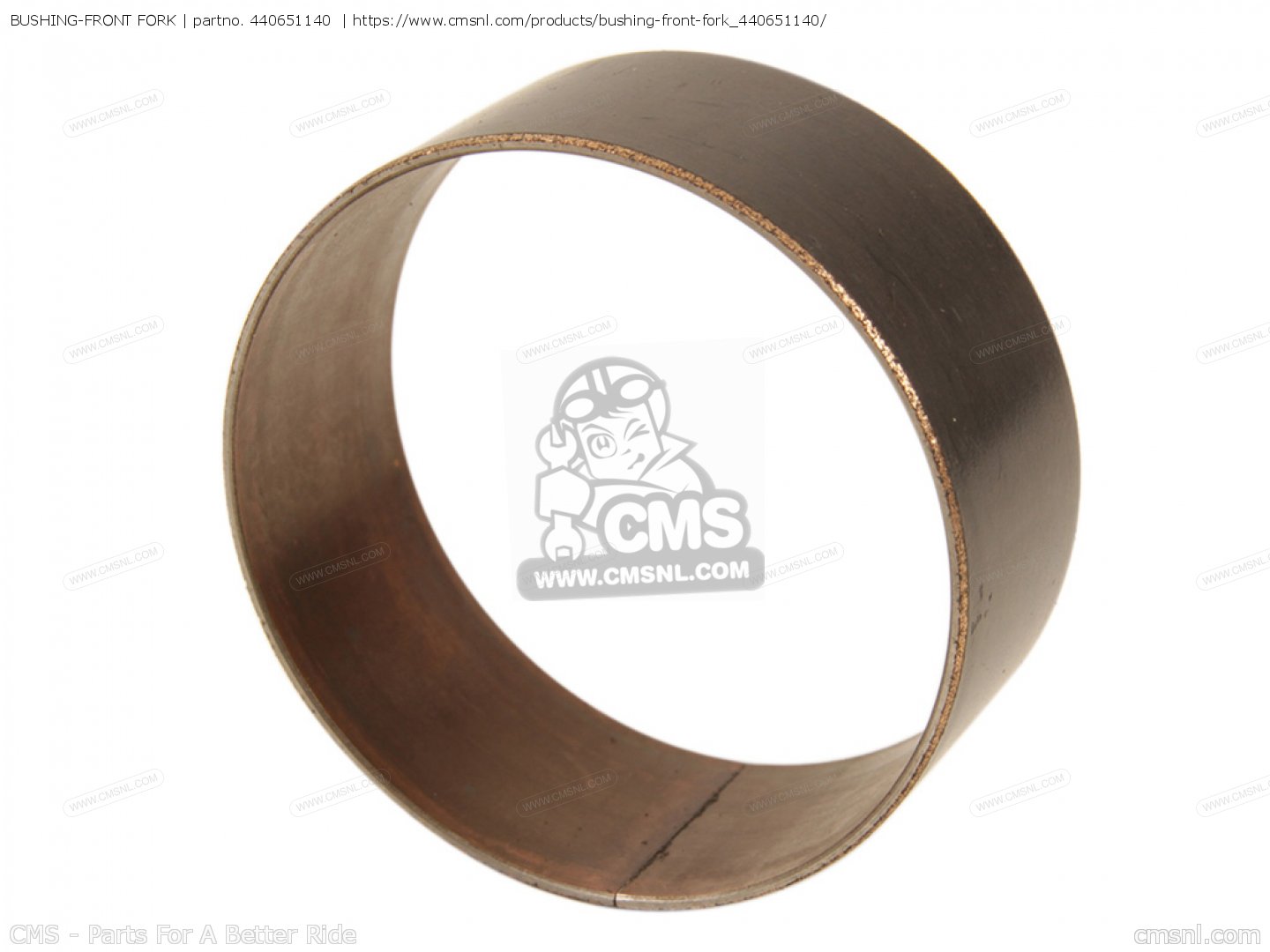 440651140: BUSHING-FRONT FORK Kawasaki - buy the 44065-1140 at CMSNL