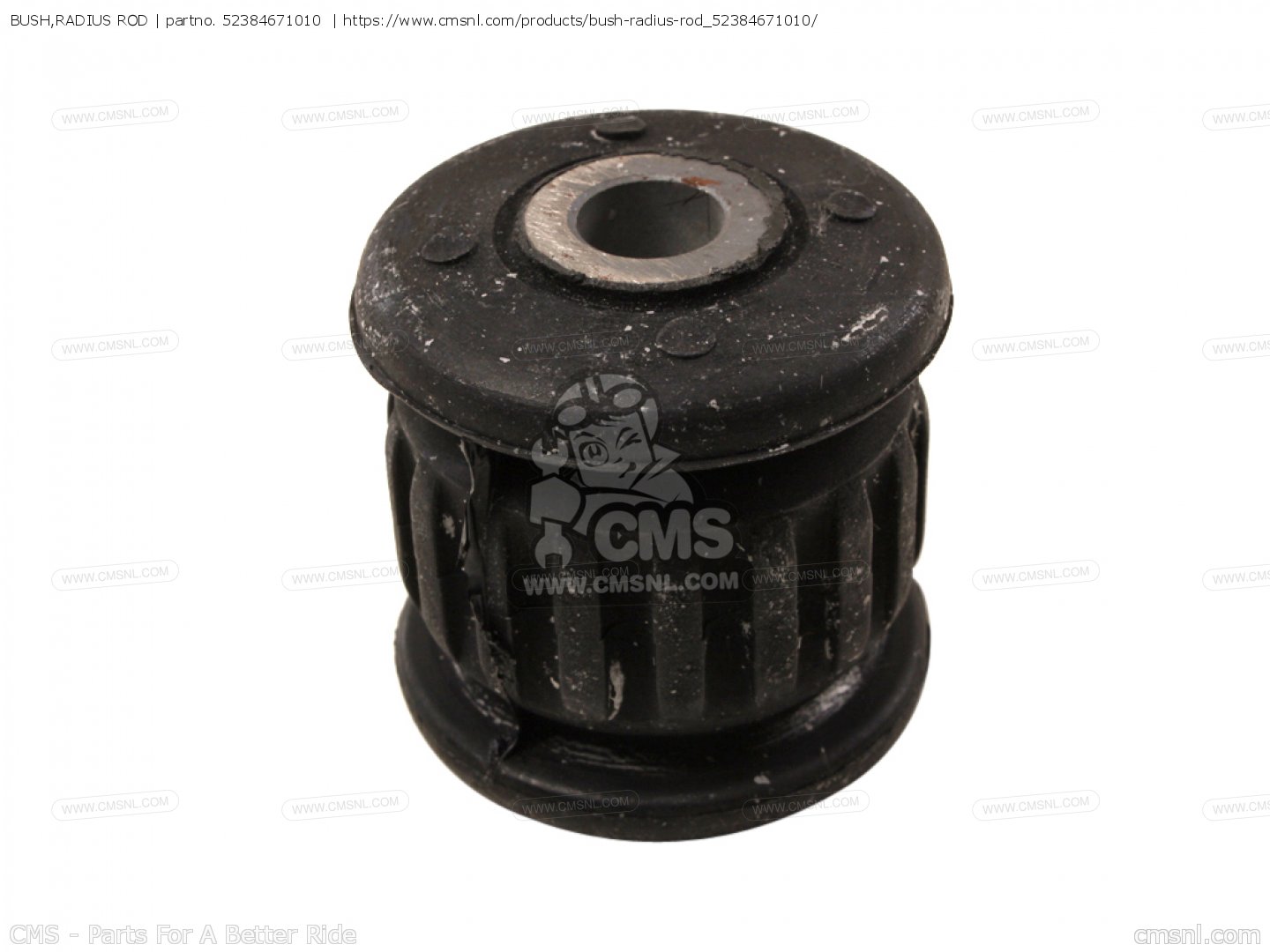 52384671010: BUSH,RADIUS ROD Honda - buy the 52384-671-010 at CMSNL