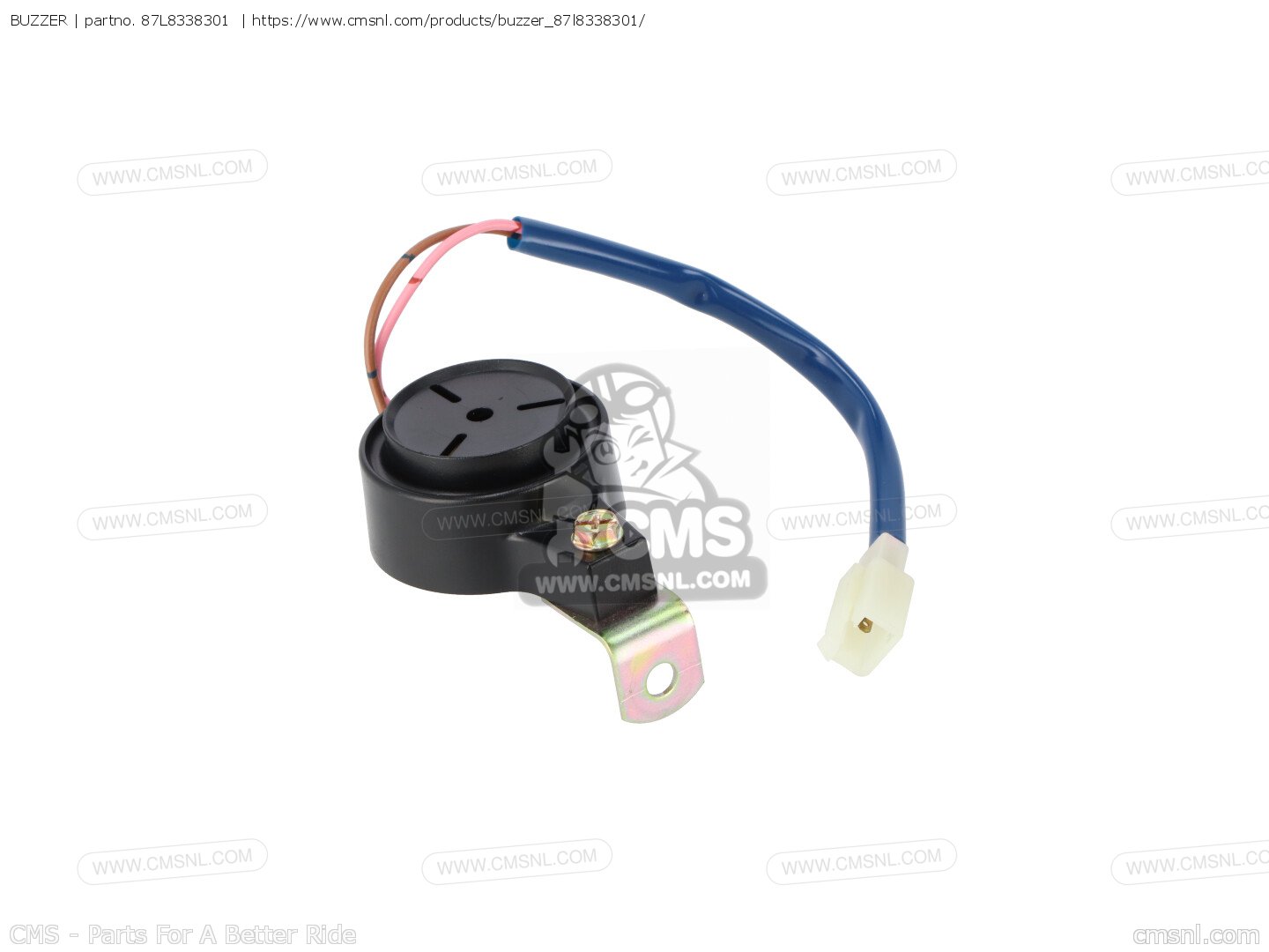 87L8338301: BUZZER Yamaha - buy the 87L-83383-01-00 at CMSNL