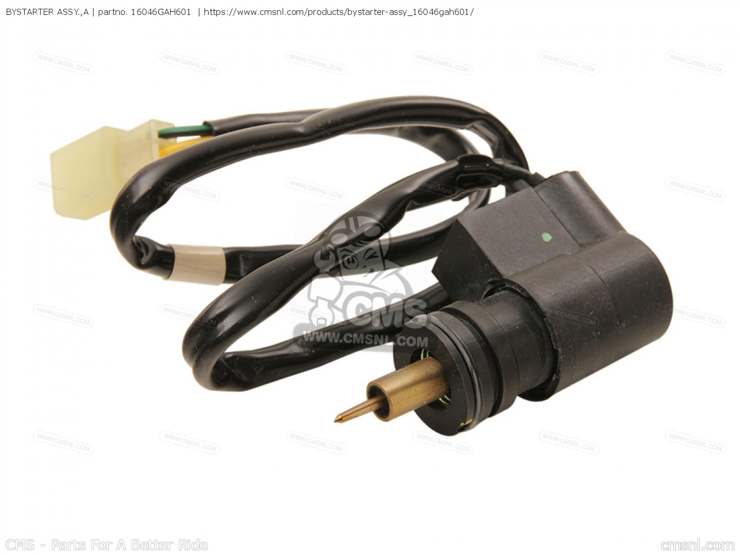 16046GAH601: Bystarter Assy.,a Honda - buy the 16046-GAH-601 at CMSNL