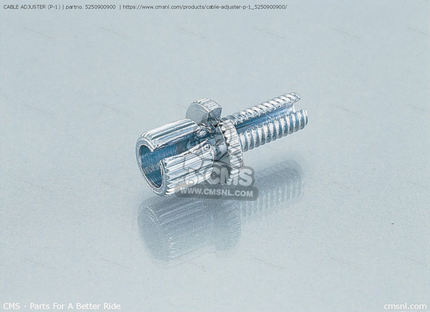 5250900900: Cable Adjuster (p-1) Kitaco - buy the 525-0900900 at CMSNL