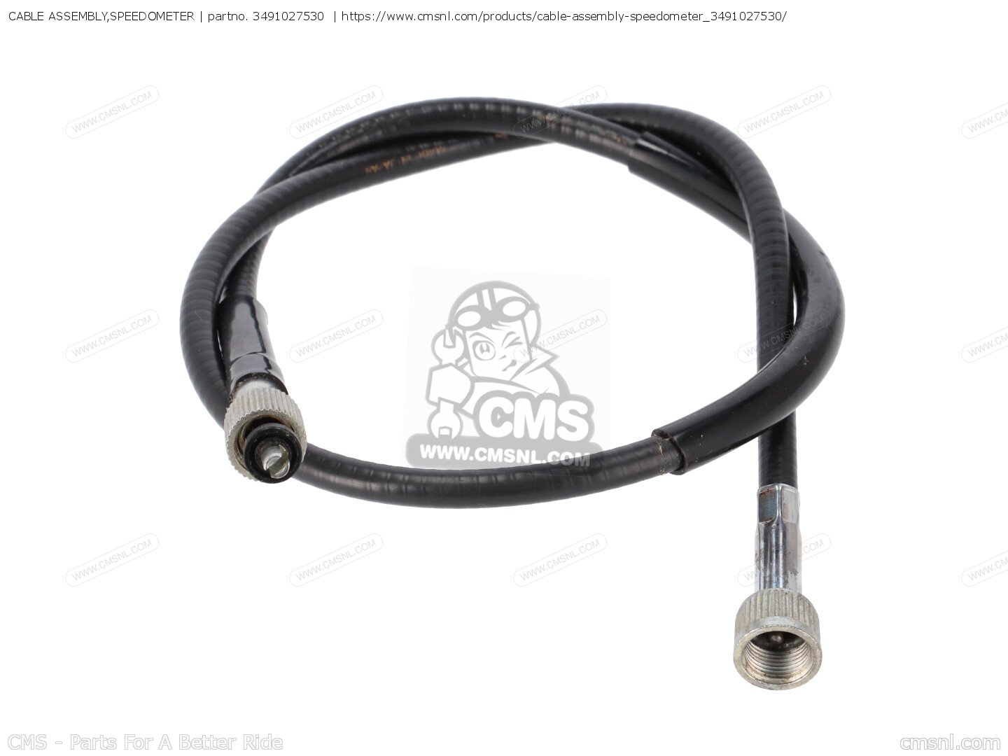3491027530: CABLE ASSEMBLY,SPEEDOMETER Suzuki - buy the 34910-27530 at ...