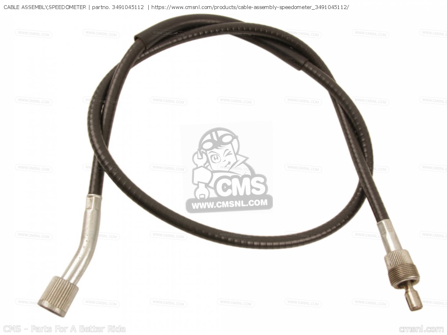 3491045112: CABLE ASSEMBLY,SPEEDOMETER Suzuki - buy the 34910-45112 at ...