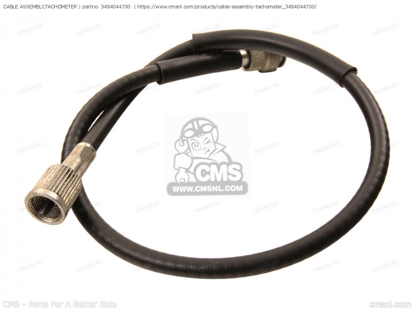 3494044700: Cable Assembly,tachometer Suzuki - buy the 34940-44700 at CMSNL