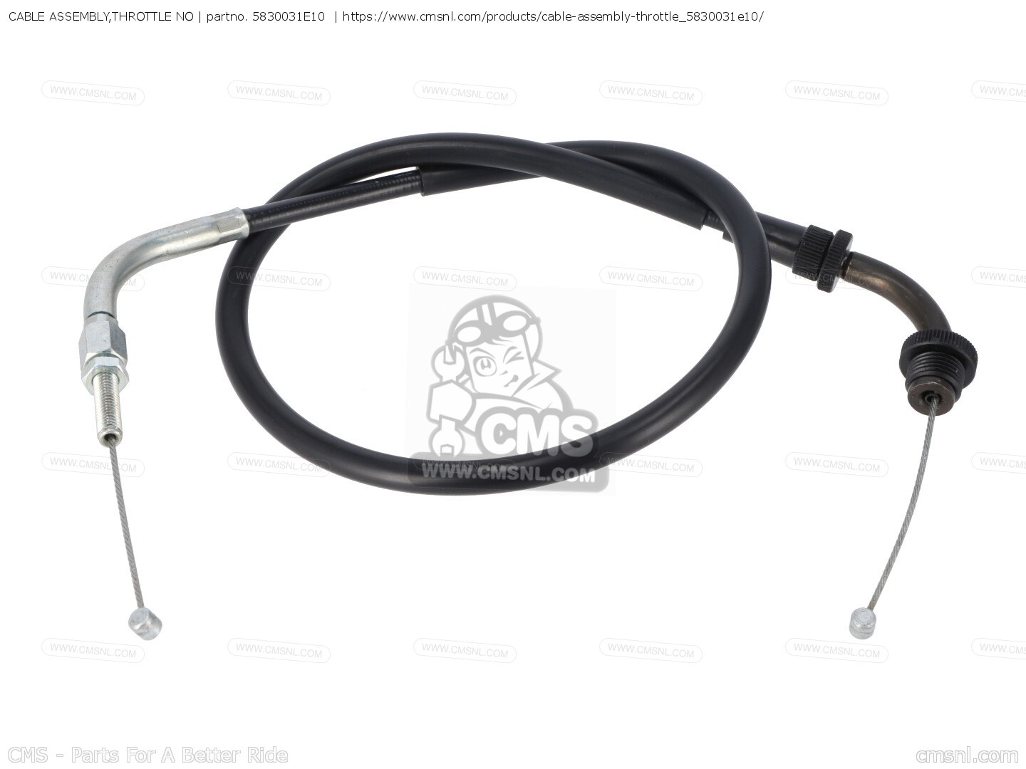 5830031E10: CABLE ASSEMBLY,THROTTLE NO Suzuki - buy the 58300-31E10 at ...