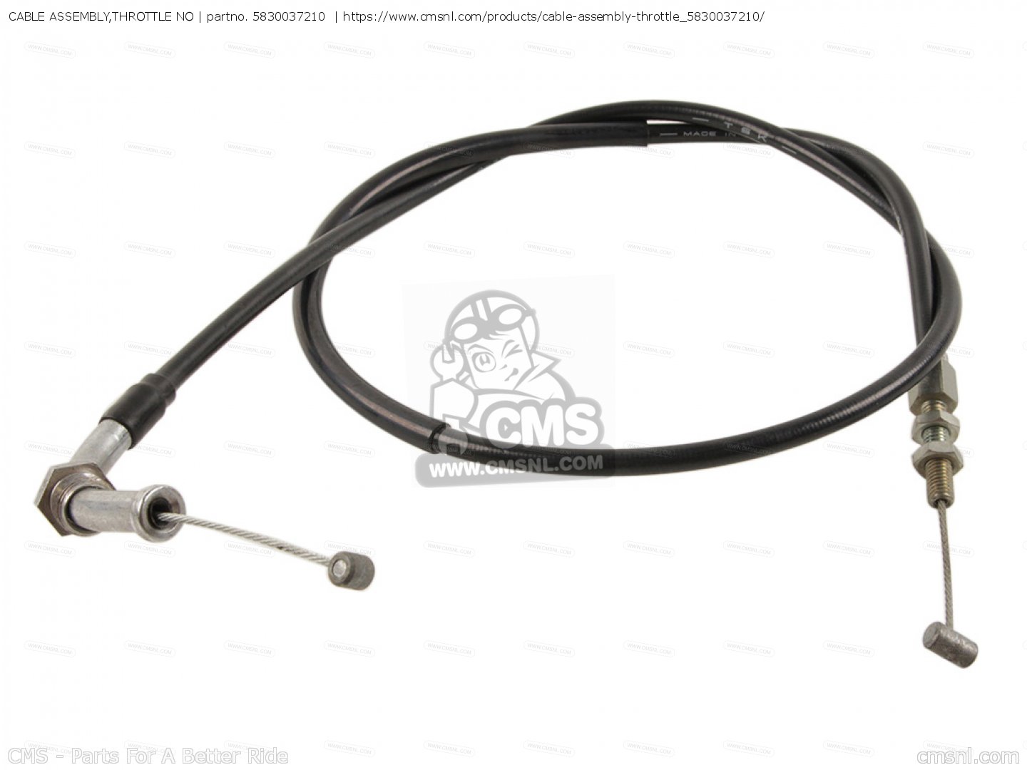 5830037210: CABLE ASSEMBLY,THROTTLE NO Suzuki - buy the 58300-37210 at ...