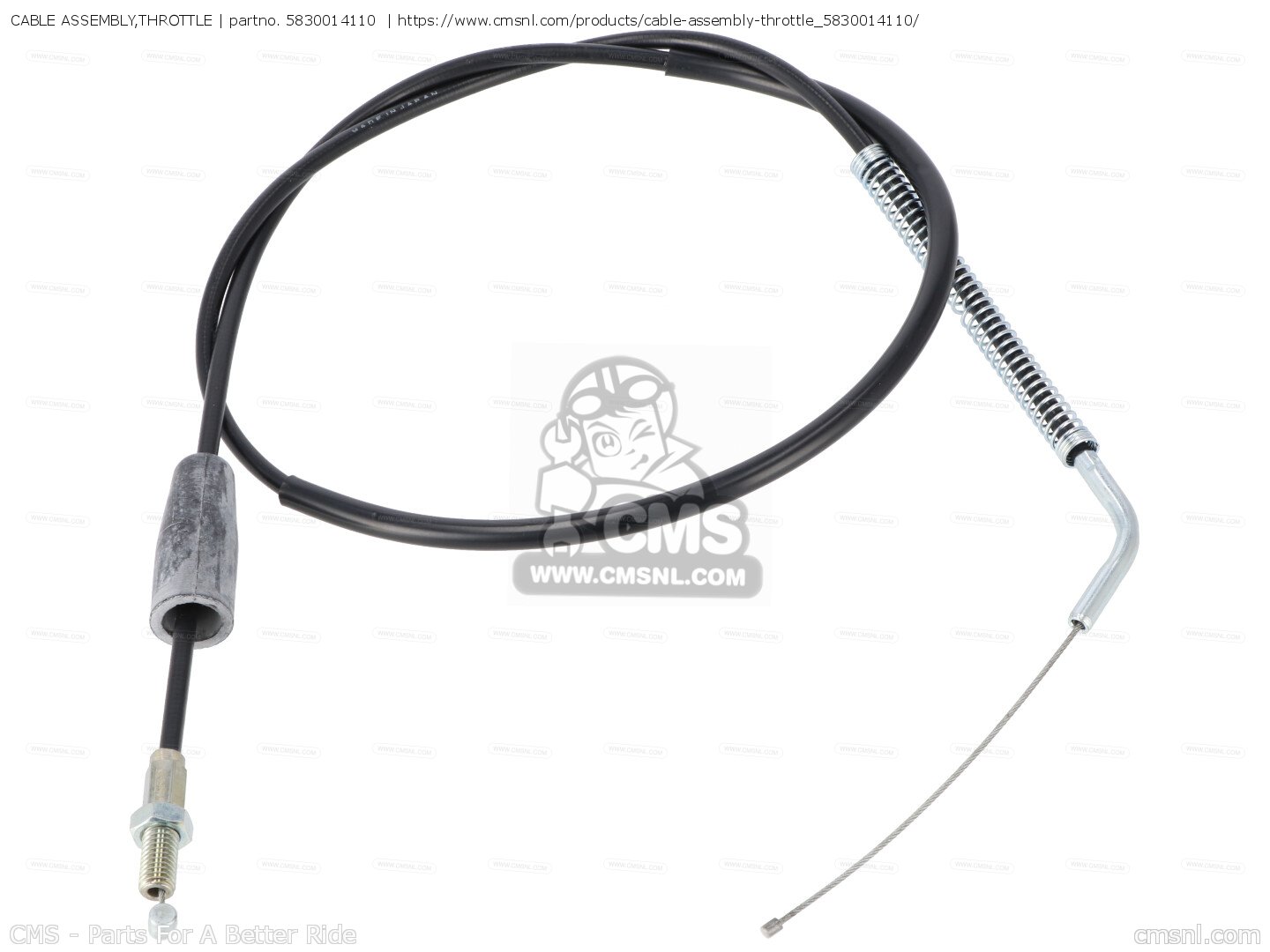 5830014110: CABLE ASSEMBLY,THROTTLE Suzuki - buy the 58300-14110 at CMSNL