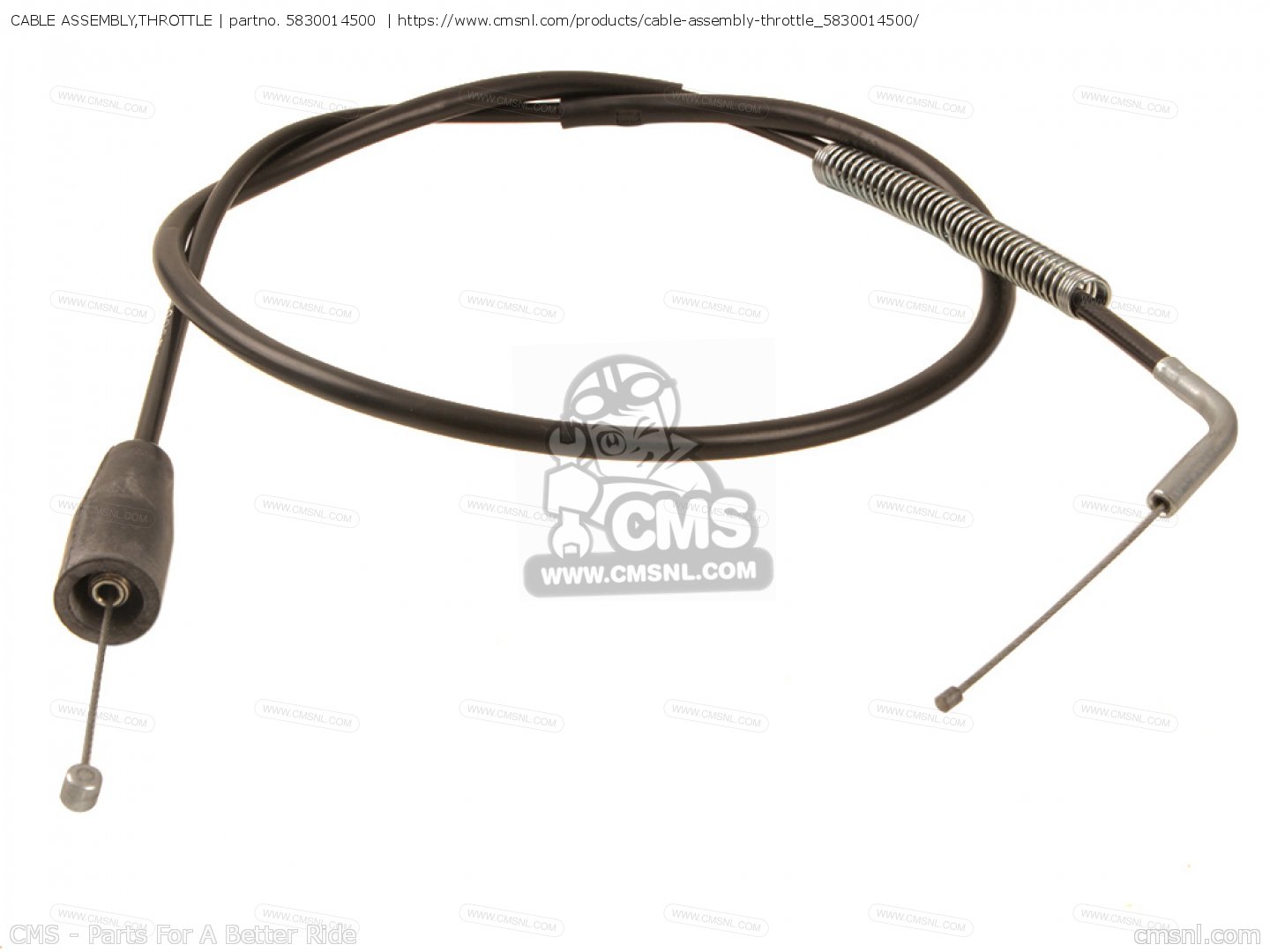 5830014500: CABLE ASSEMBLY,THROTTLE Suzuki - buy the 58300-14500 at CMSNL