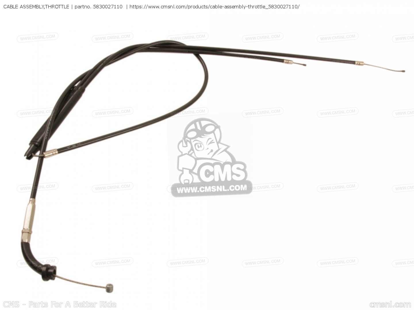 CABLE ASSEMBLY,THROTTLE for Suzuki - order at CMSNL