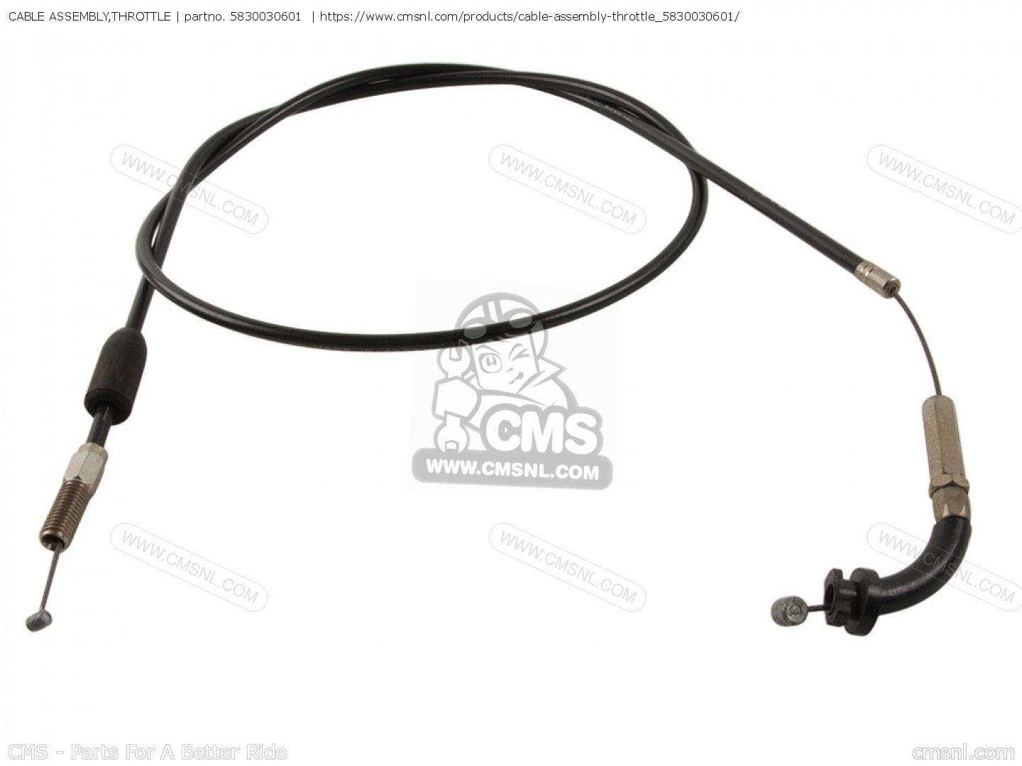 5830030601: CABLE ASSEMBLY,THROTTLE Suzuki - buy the 58300-30601 at CMSNL