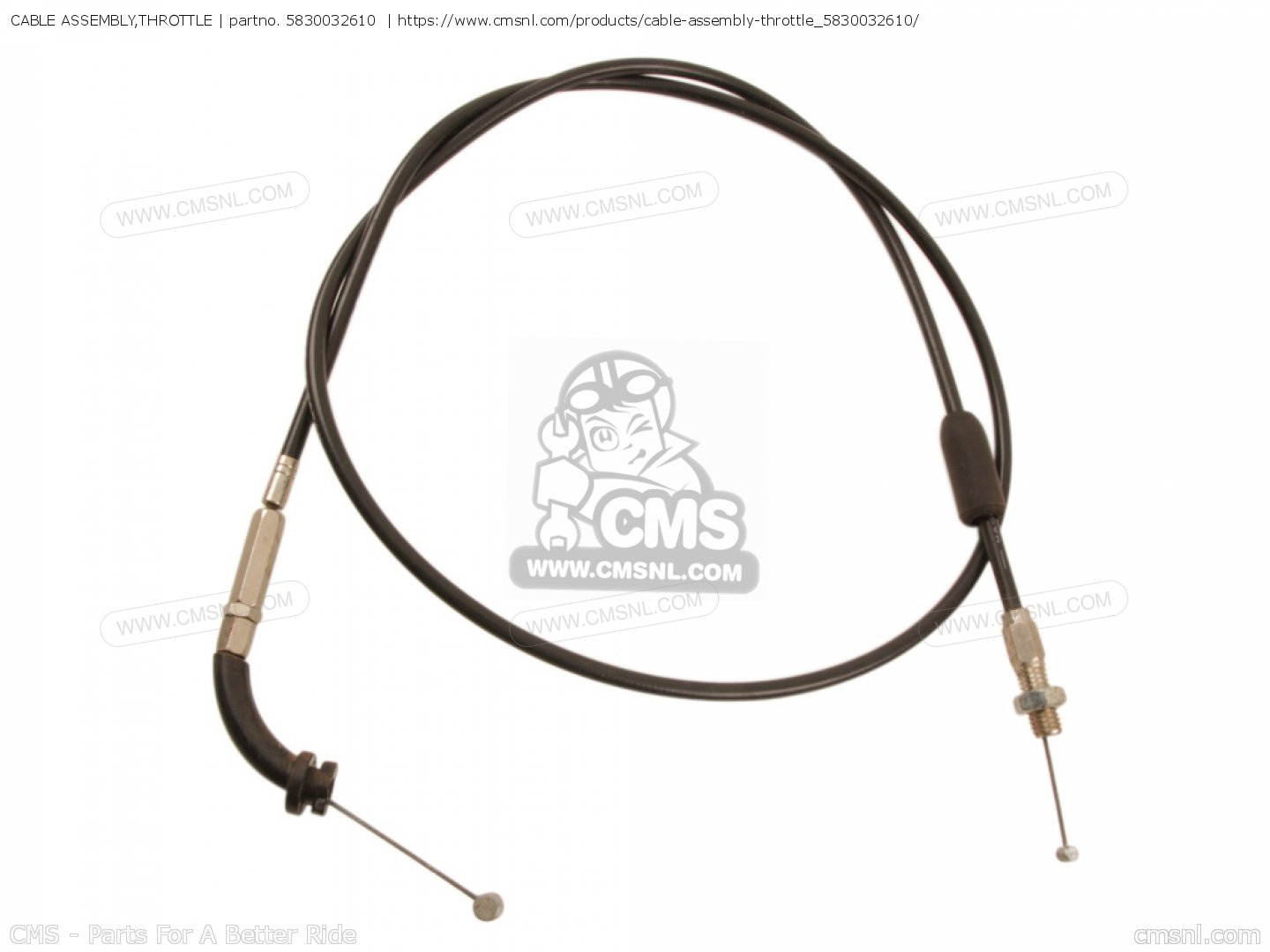 5830032610: CABLE ASSEMBLY,THROTTLE Suzuki - buy the 58300-32610 at CMSNL