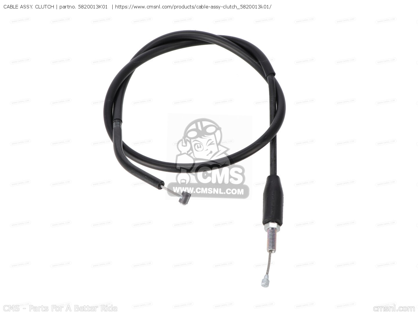 5820013K01: Cable Assy. Clutch Suzuki - buy the 58200-13K01 at CMSNL