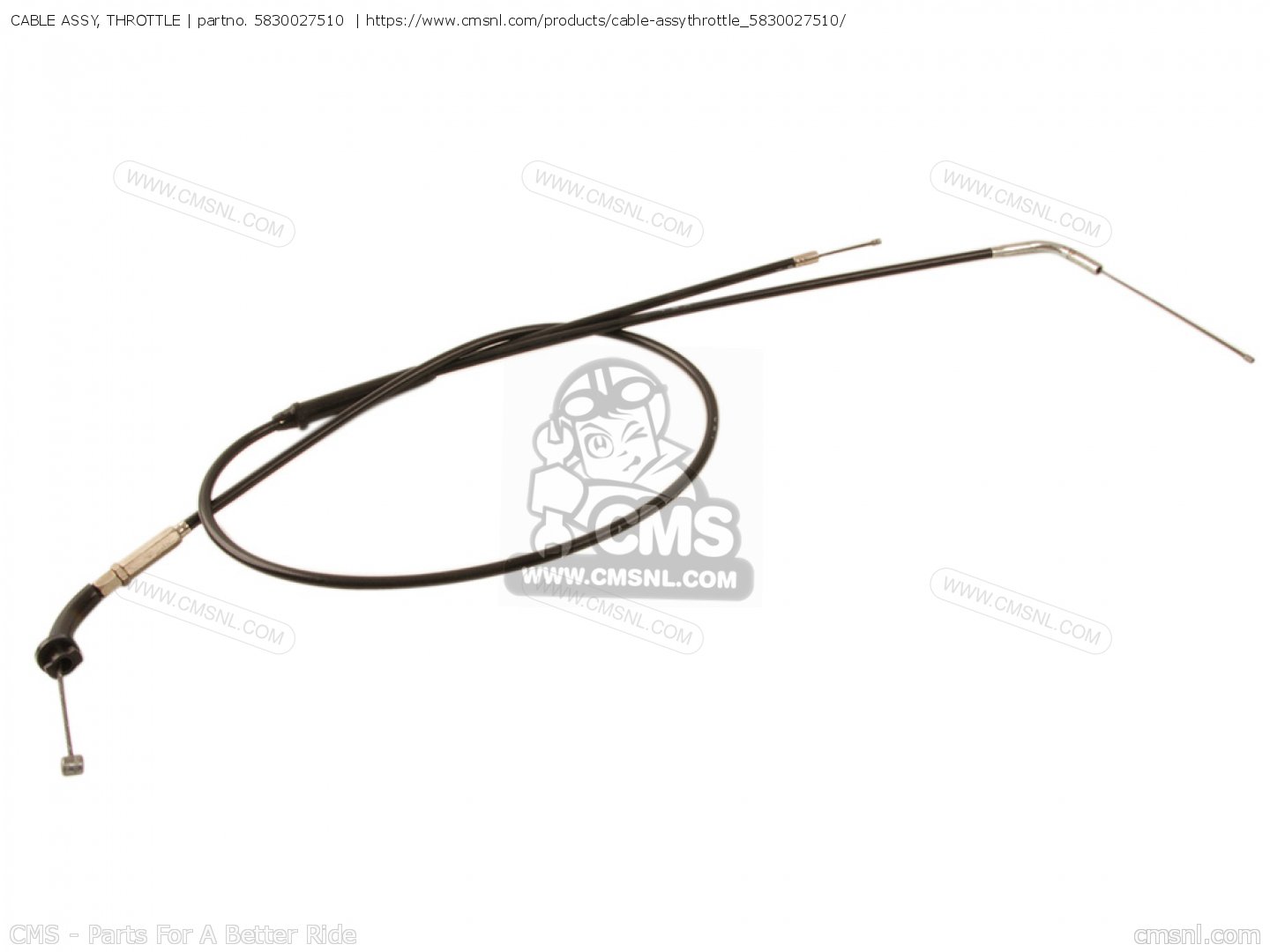 CABLE ASSY, THROTTLE for Suzuki - order at CMSNL
