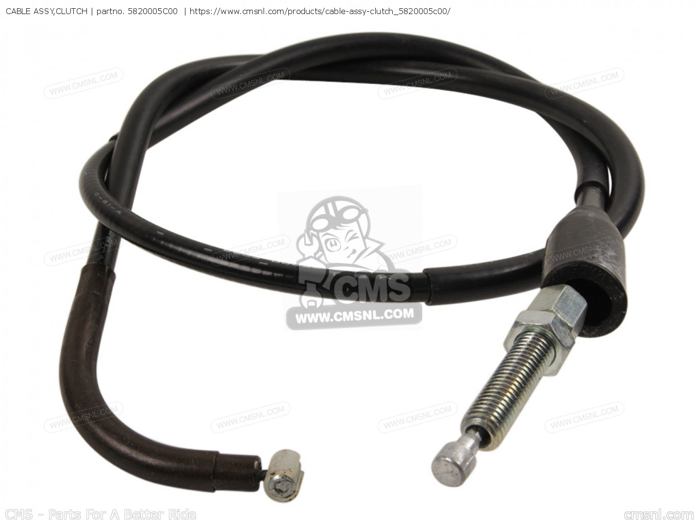 5820005C00: CABLE ASSY,CLUTCH Suzuki - buy the 58200-05C00 at CMSNL