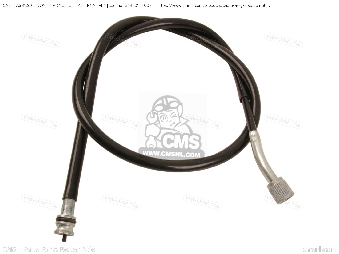 3491012E00P: Cable Assy,speedometer Suzuki - buy the 34910-12E00-P at CMSNL
