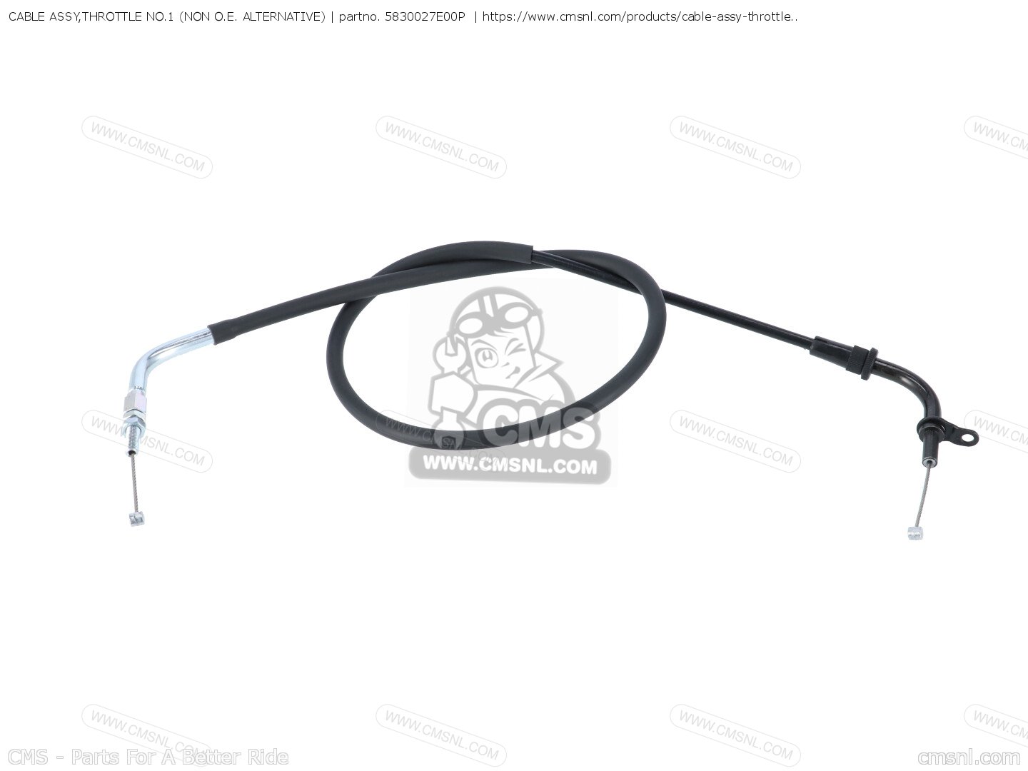 5830027E00P: CABLE ASSY,THROTTLE NO.1 (NON O.E. ALTERNATIVE) Suzuki ...