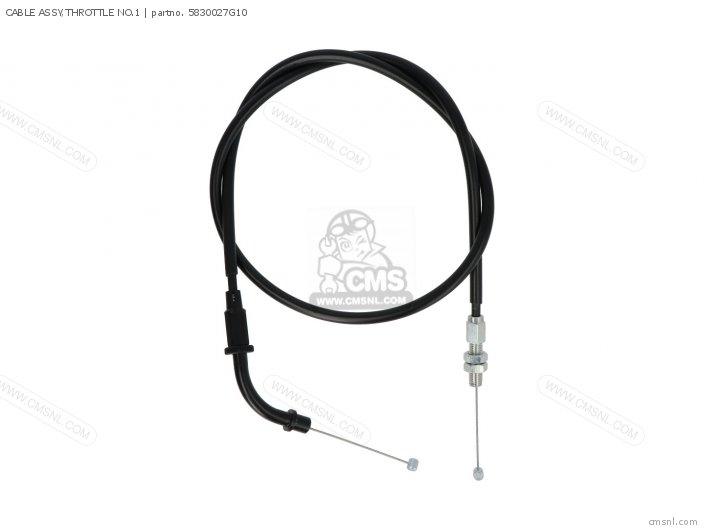 5830027G10: CABLE ASSY,THROTTLE NO.1 Suzuki - buy the 58300-27G10 at CMSNL