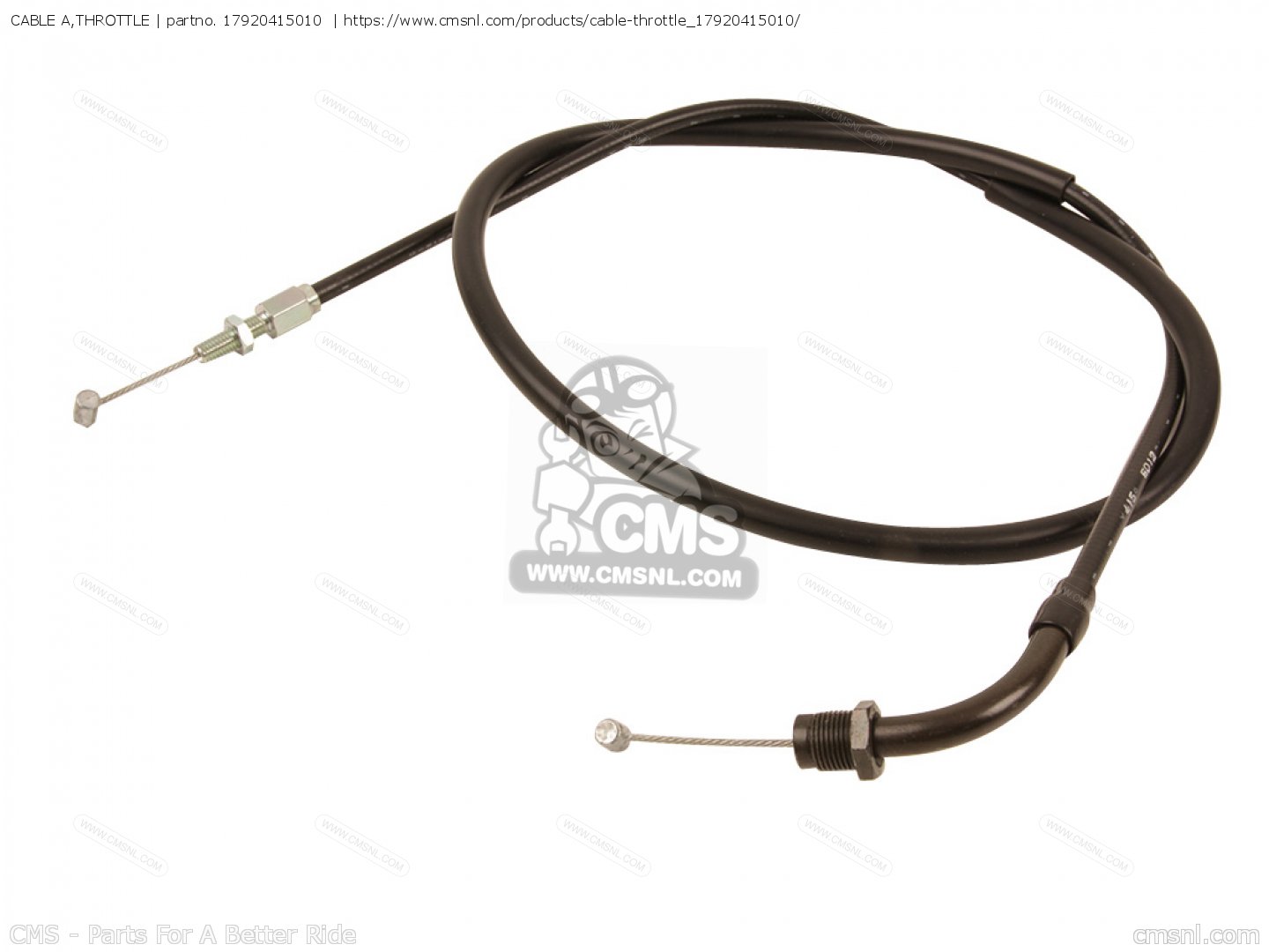 CABLE A,THROTTLE for Honda - order at CMSNL