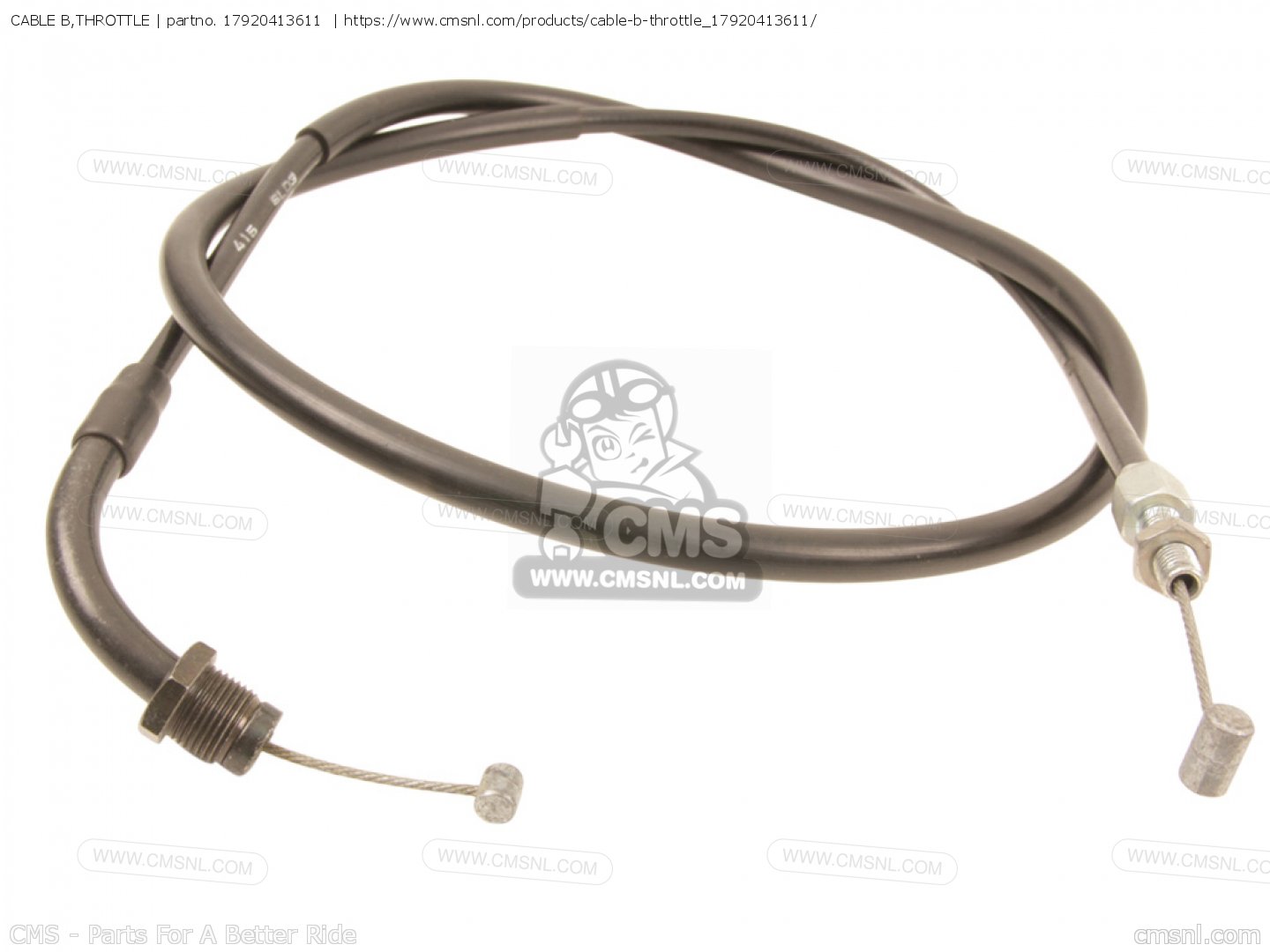17920413611: Cable B,throttle Honda - buy the 17920-413-611 at CMSNL