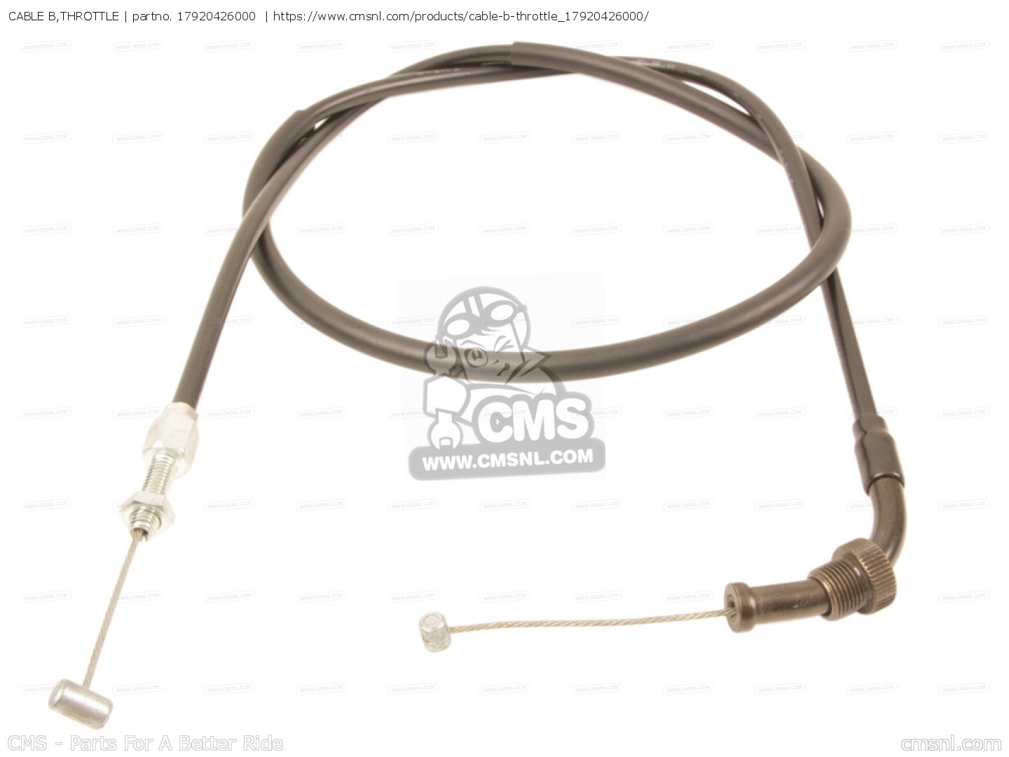 17920426000: Cable B,throttle Honda - buy the 17920-426-000 at CMSNL