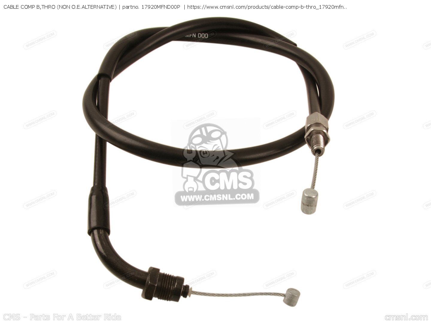CABLE COMP B,THRO (NON O.E. ALTERNATIVE) for CB1000R 2009 (9) FRANCE ...