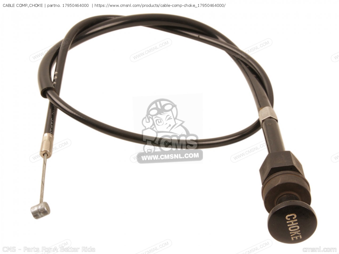 17950464000: Cable Comp.,choke Honda - buy the 17950-464-000 at CMSNL