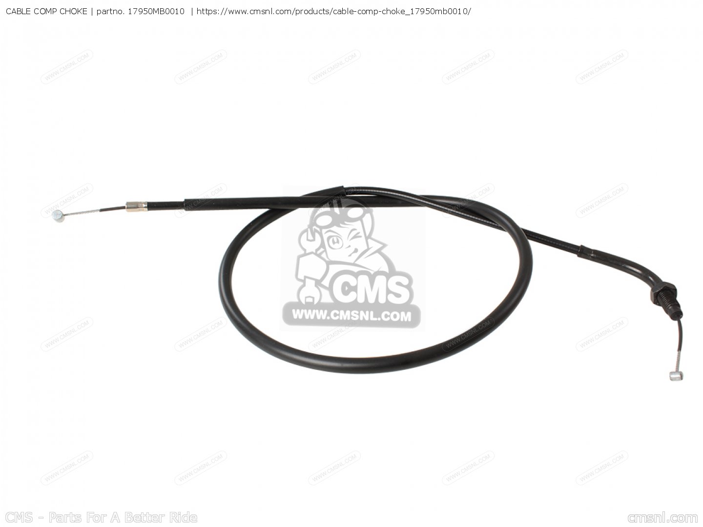 17950MB0010: CABLE COMP CHOKE Honda - buy the 17950-MB0-010 at CMSNL