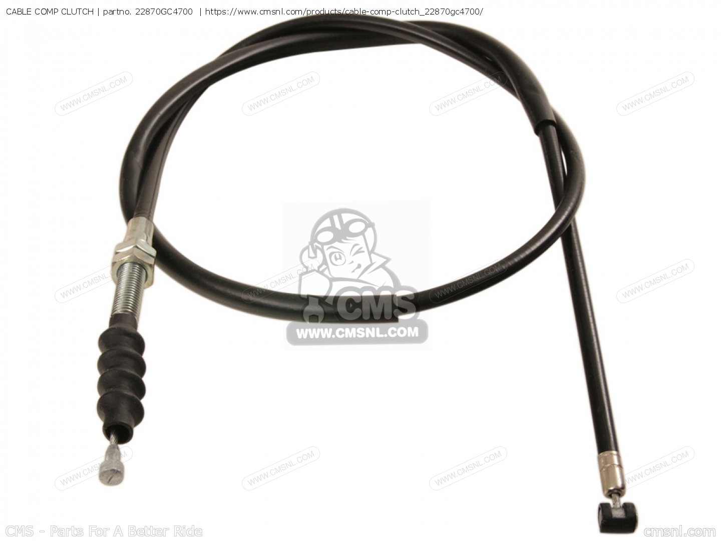 22870GC4700: CABLE COMP CLUTCH Honda - buy the 22870-GC4-700 at CMSNL