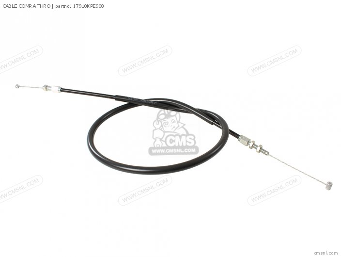 17910KPE900: CABLE COMP,A THRO Honda - buy the 17910-KPE-900 at CMSNL