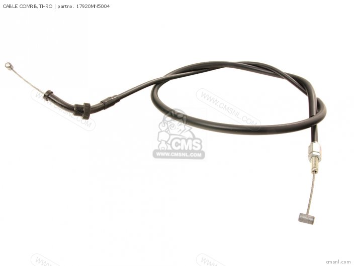 17920MN5004: CABLE COMP.B,THRO Honda - buy the 17920-MN5-004 at CMSNL