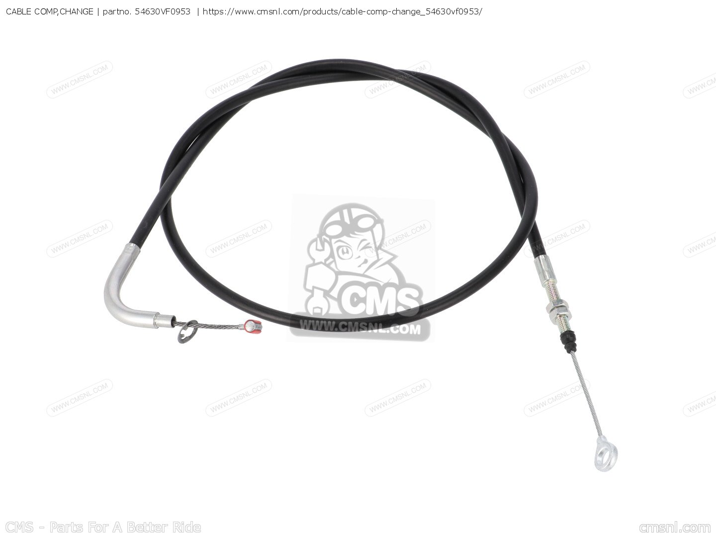 54630VF0953: CABLE COMP,CHANGE Honda - buy the 54630-VF0-953 at CMSNL