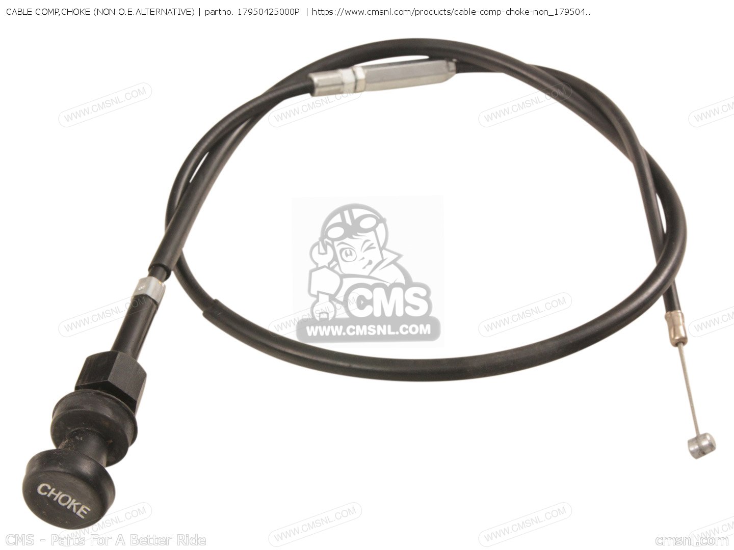 17950425000P: CABLE COMP,CHOKE (NON O.E. ALTERNATIVE) Honda - buy the ...