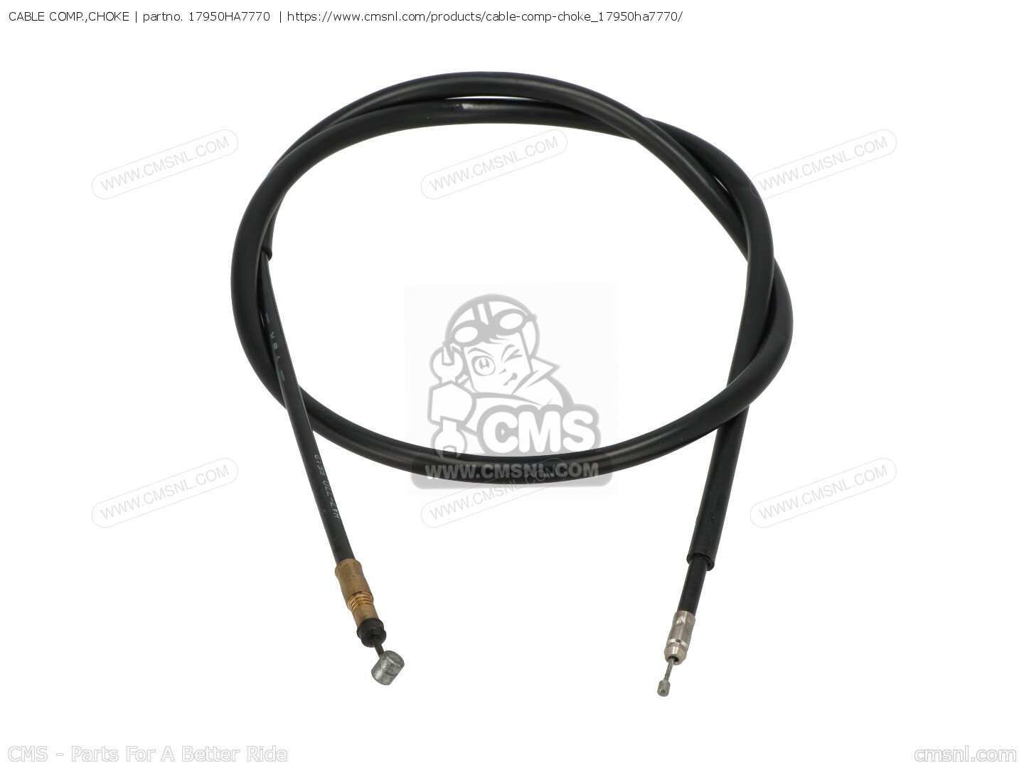 CABLE COMP.,CHOKE for Honda - order at CMSNL