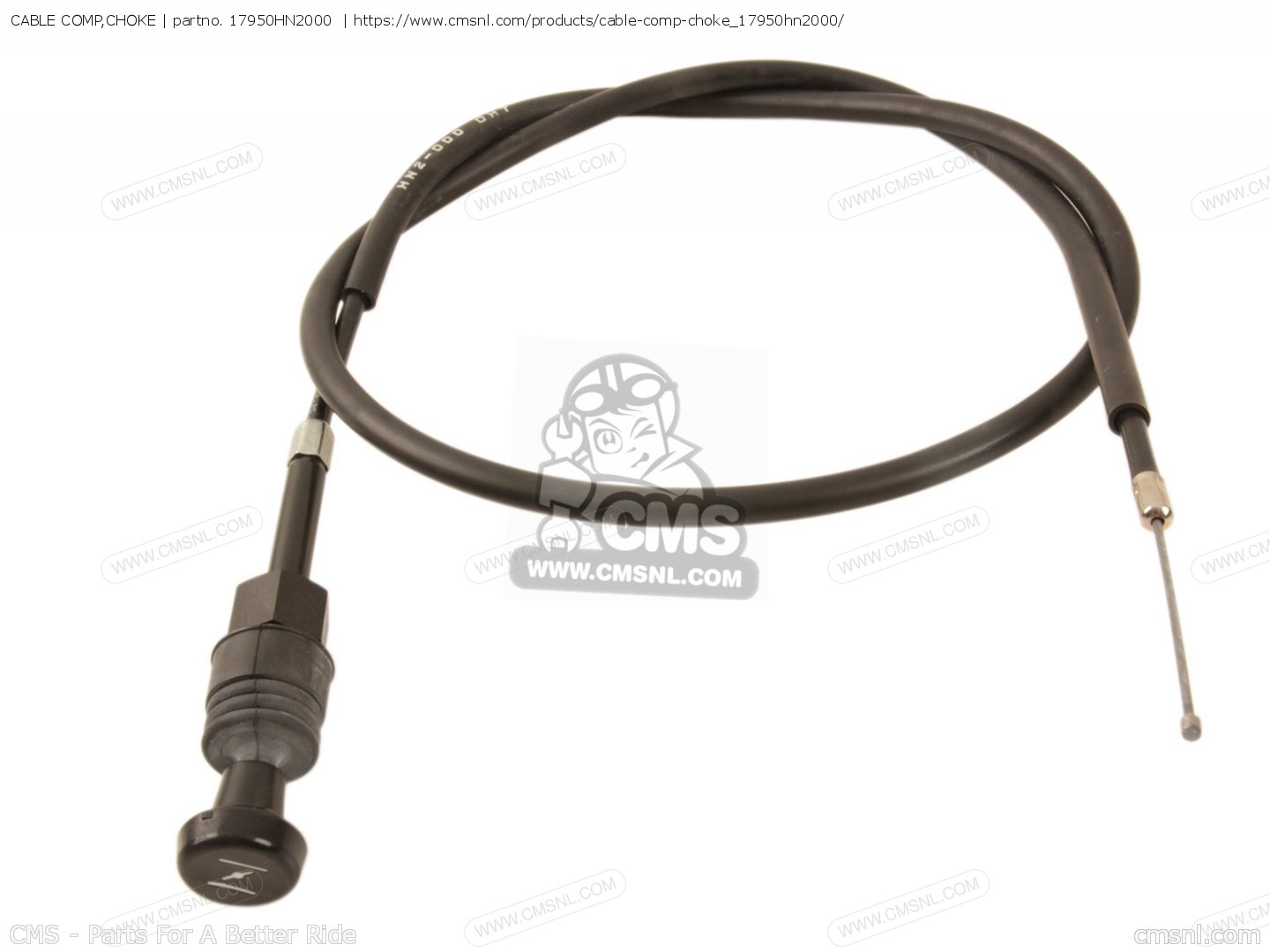 17950HN2000: CABLE COMP,CHOKE Honda - buy the 17950-HN2-000 at CMSNL