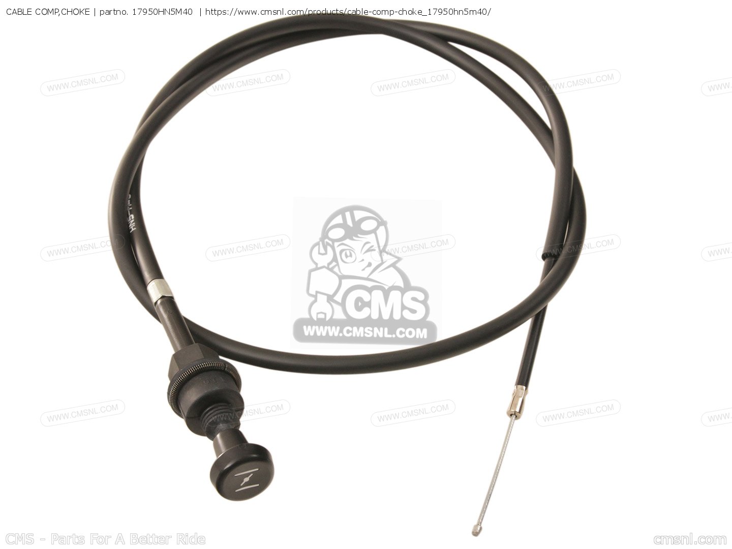 17950HN5M40: Cable Comp,choke Honda - buy the 17950-HN5-M40 at CMSNL
