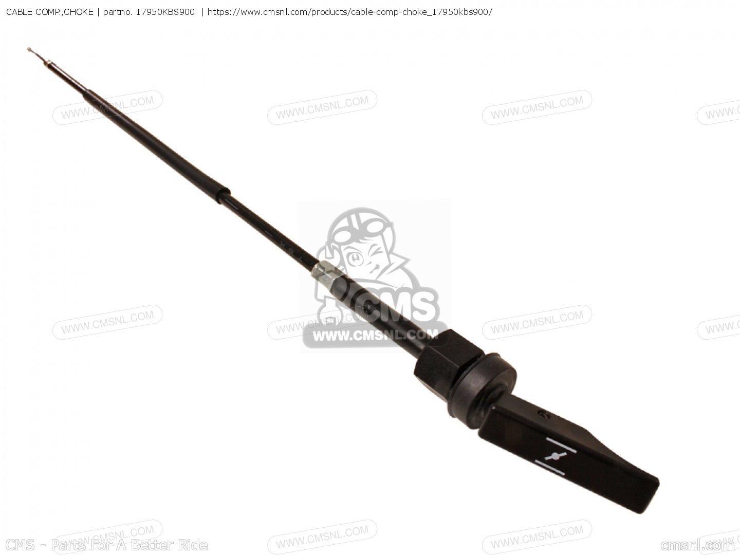 CABLE COMP.,CHOKE for Honda - order at CMSNL