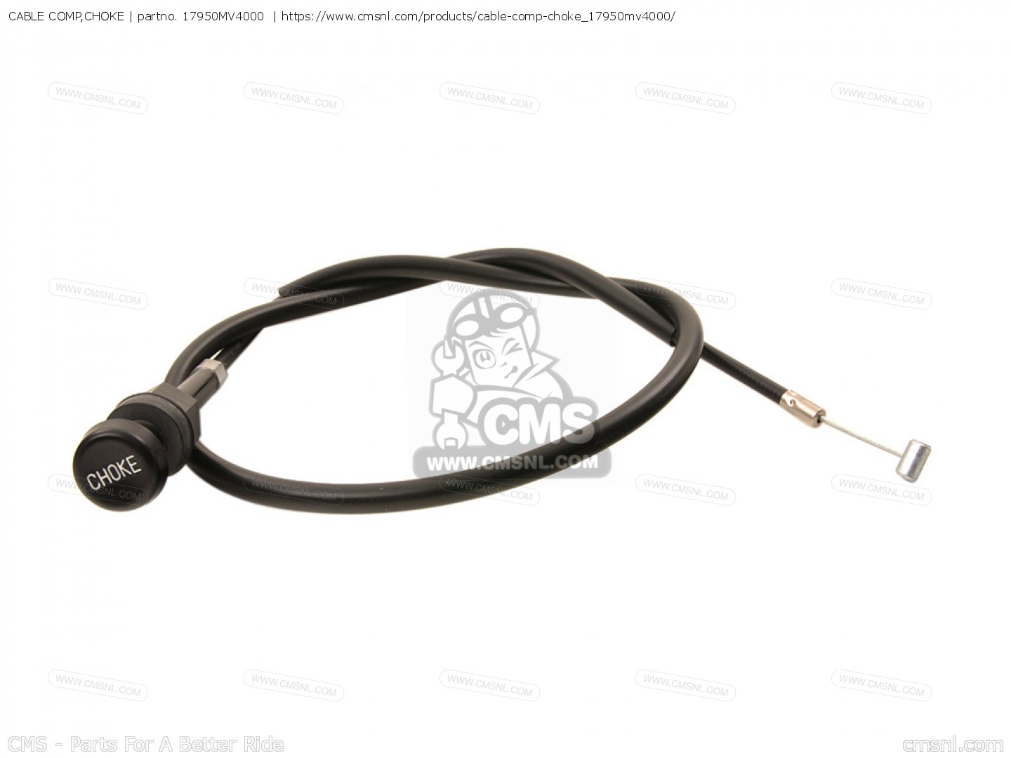 CABLE COMP,CHOKE for CBR400RR 1992 (N) JAPANESE DOMESTIC / NC29-105 ...
