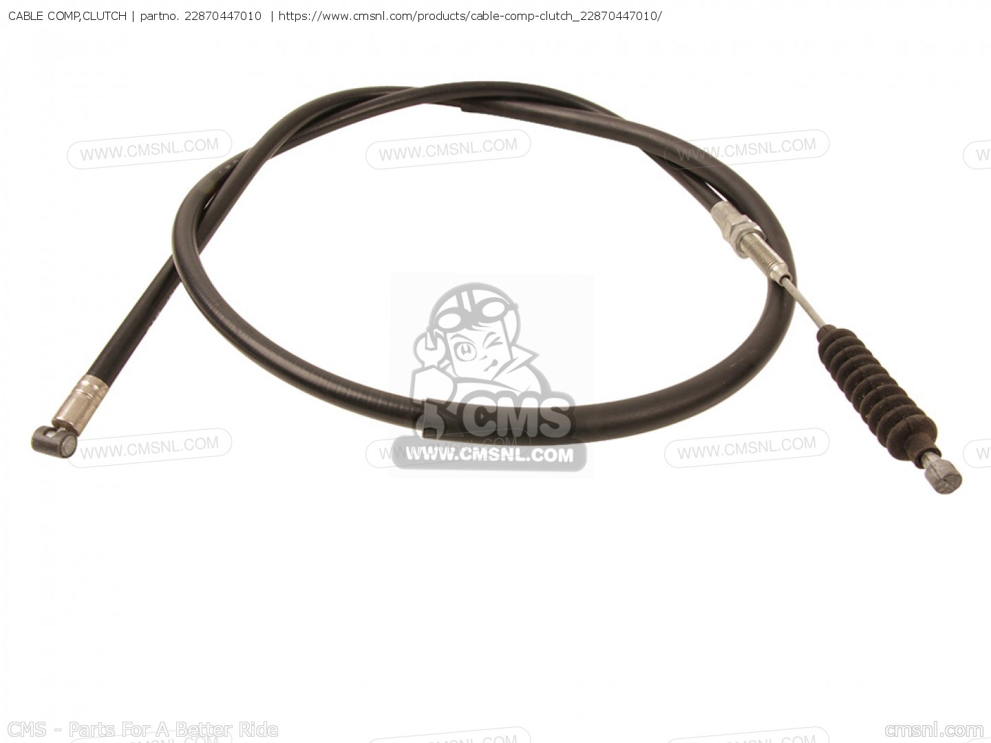 22870447010: CABLE COMP,CLUTCH Honda - buy the 22870-447-010 at CMSNL