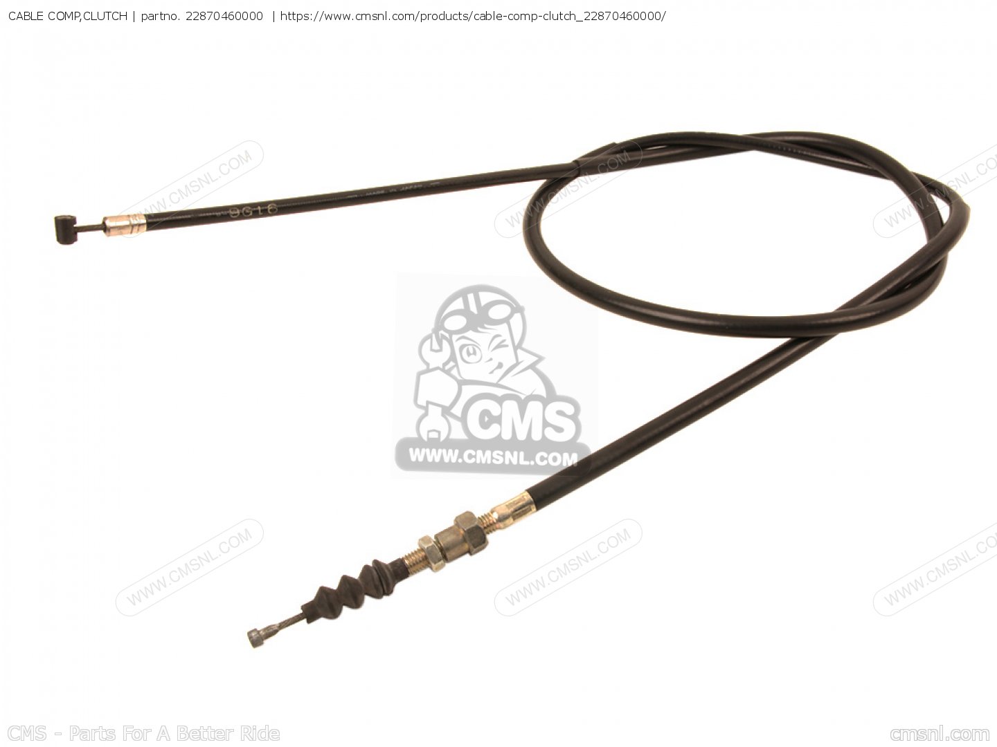 22870460000: CABLE COMP,CLUTCH Honda - buy the 22870-460-000 at CMSNL