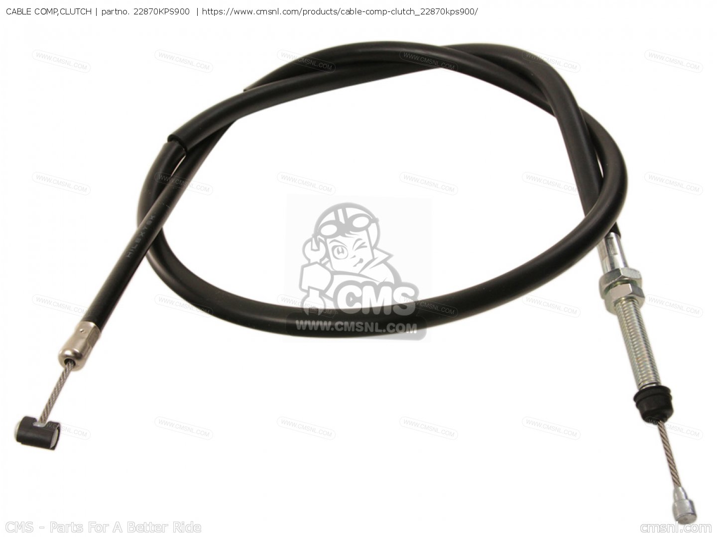 22870KPS900: Cable Comp,clutch Honda - buy the 22870-KPS-900 at CMSNL