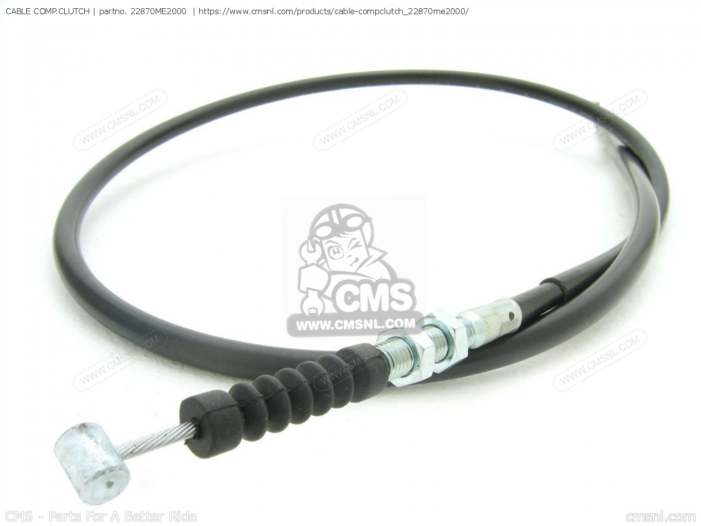 22870ME2000: CABLE COMP.CLUTCH Honda - buy the 22870-ME2-000 at CMSNL
