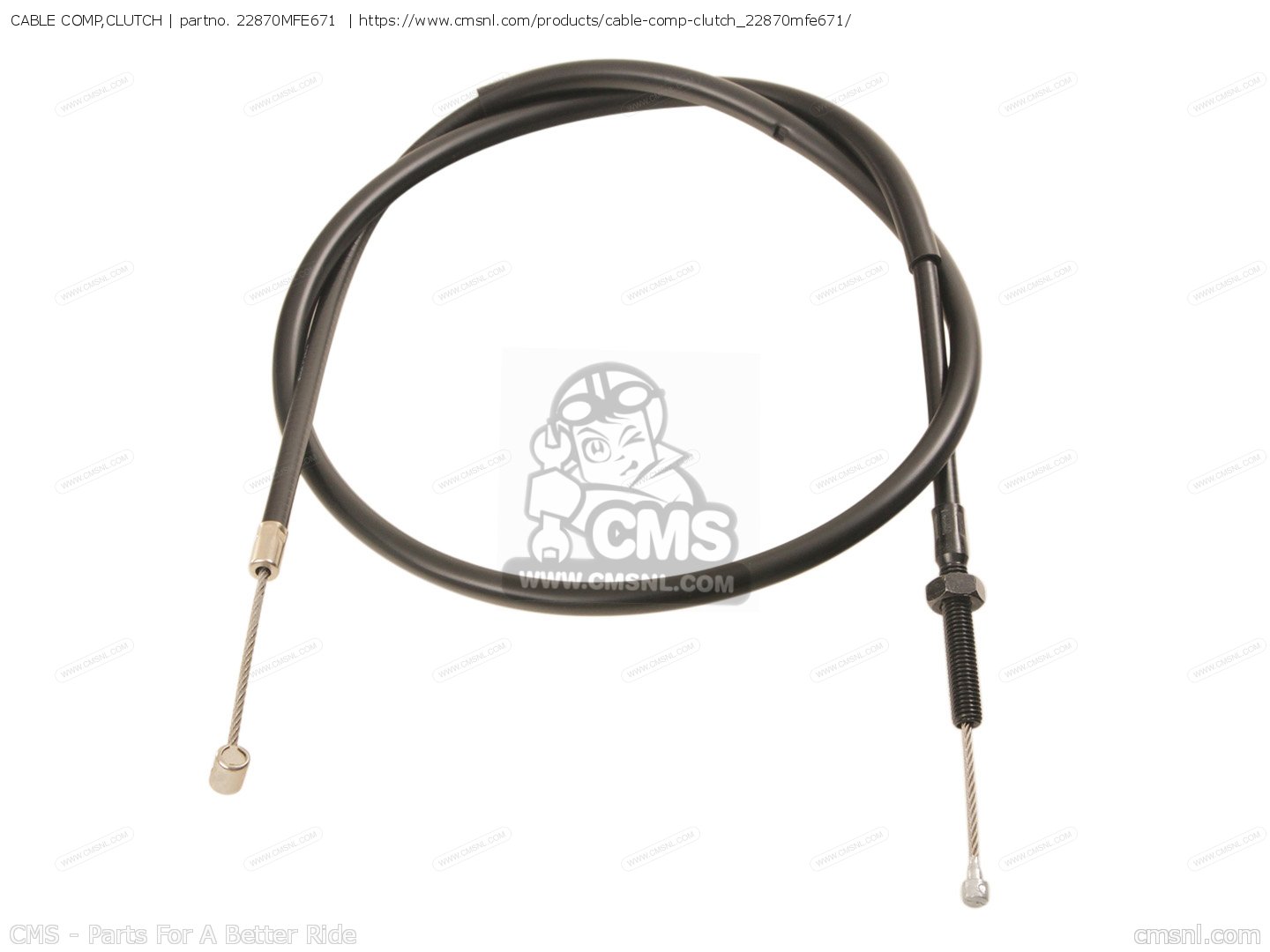 22870MFE671：CABLE COMP,CLUTCH Honda - CMSNLで22870-MFE-671を購入する。