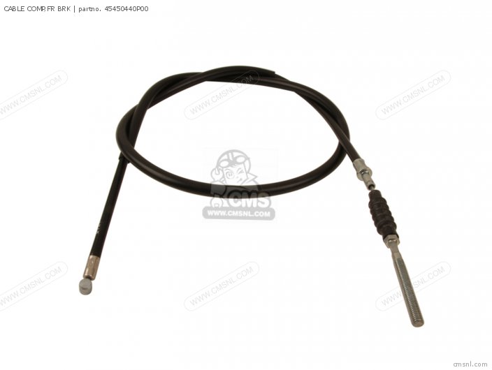 45450440P00: CABLE COMP,FR BRK Honda - buy the 45450-440-P00 at CMSNL