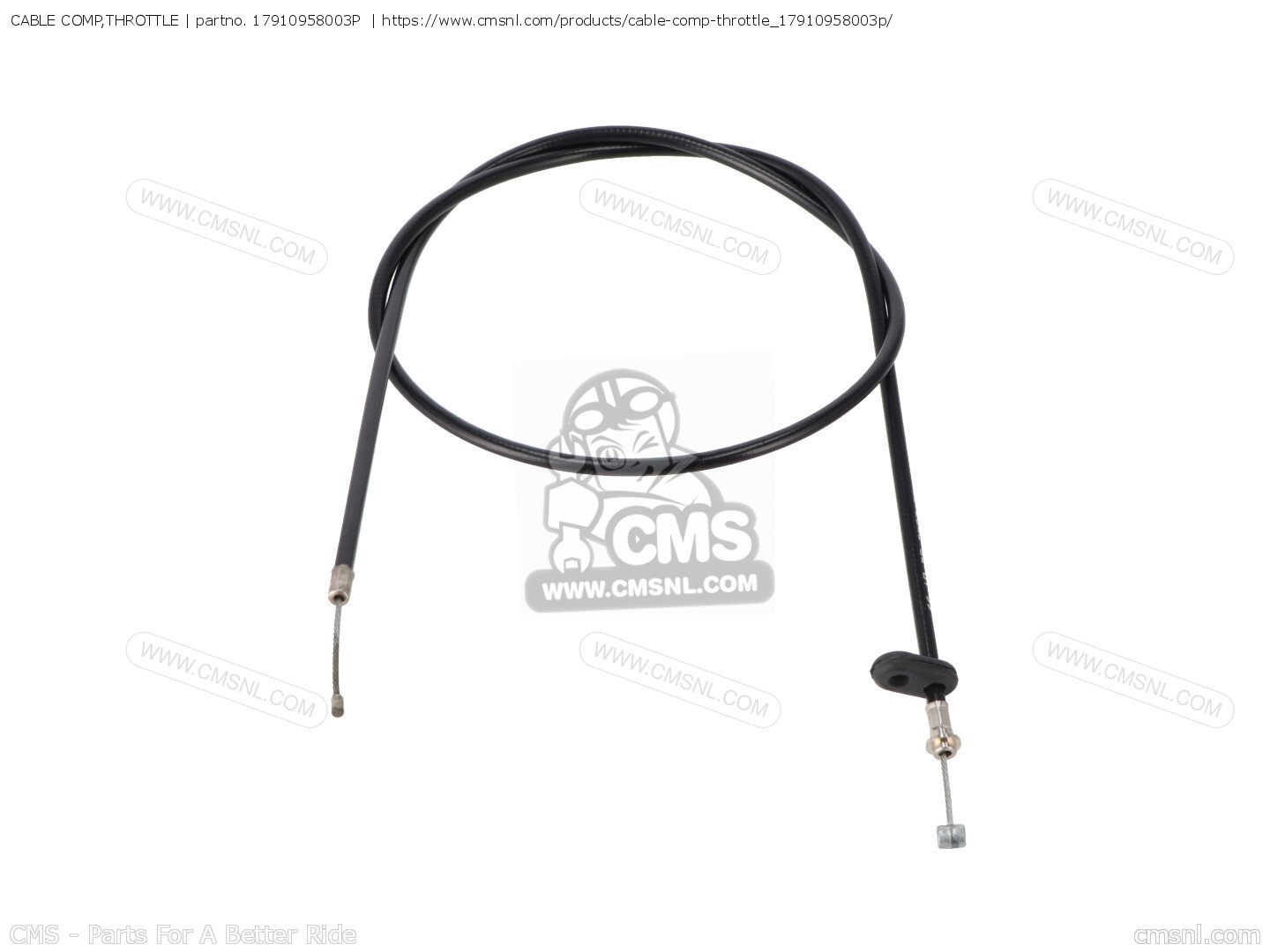 CABLE COMP,THROTTLE for Honda - order at CMSNL