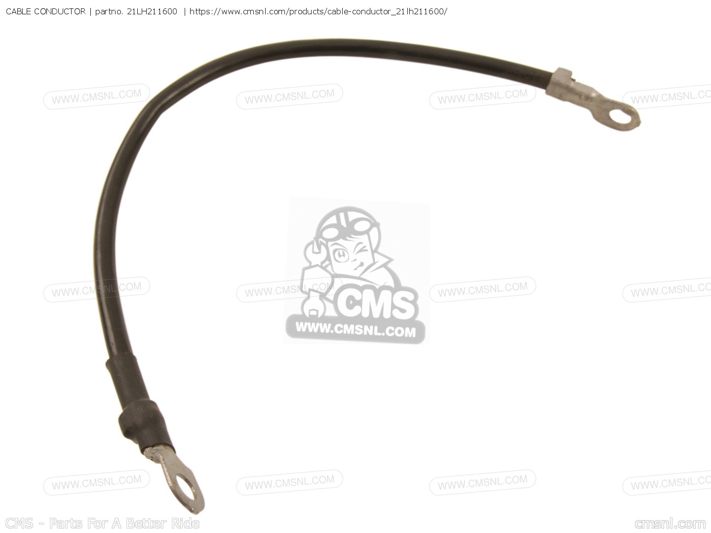 21LH211600: CABLE CONDUCTOR Yamaha - buy the 21L-H2116-00-00 at CMSNL