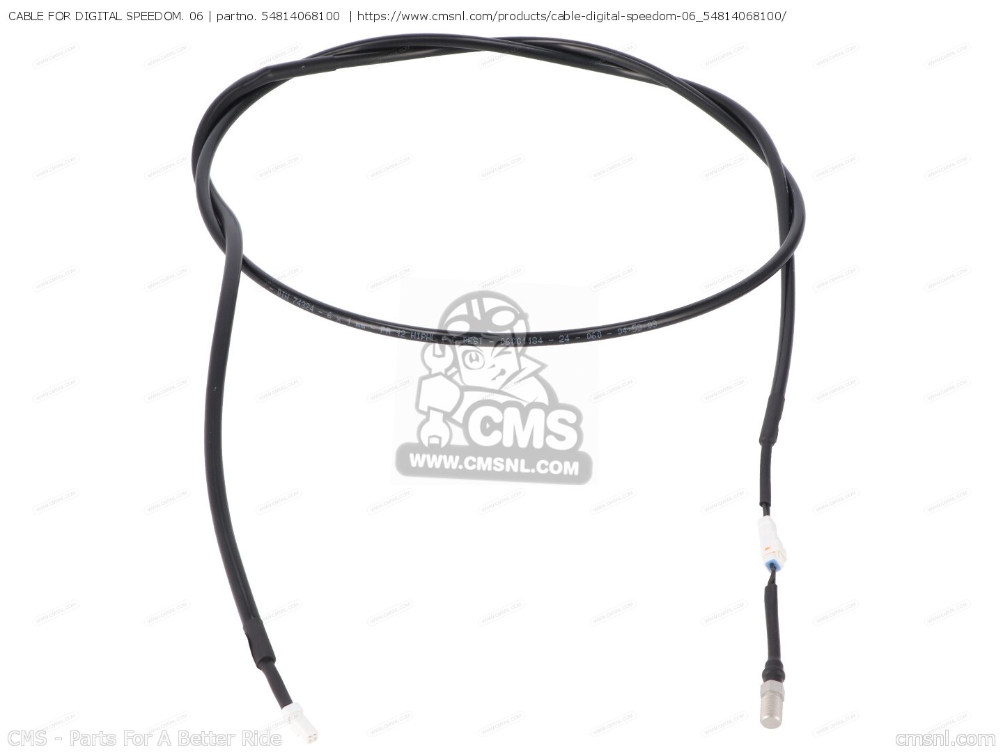54814068100: CABLE FOR DIGITAL SPEEDOM. 06 KTM - buy the 54814068100 at ...