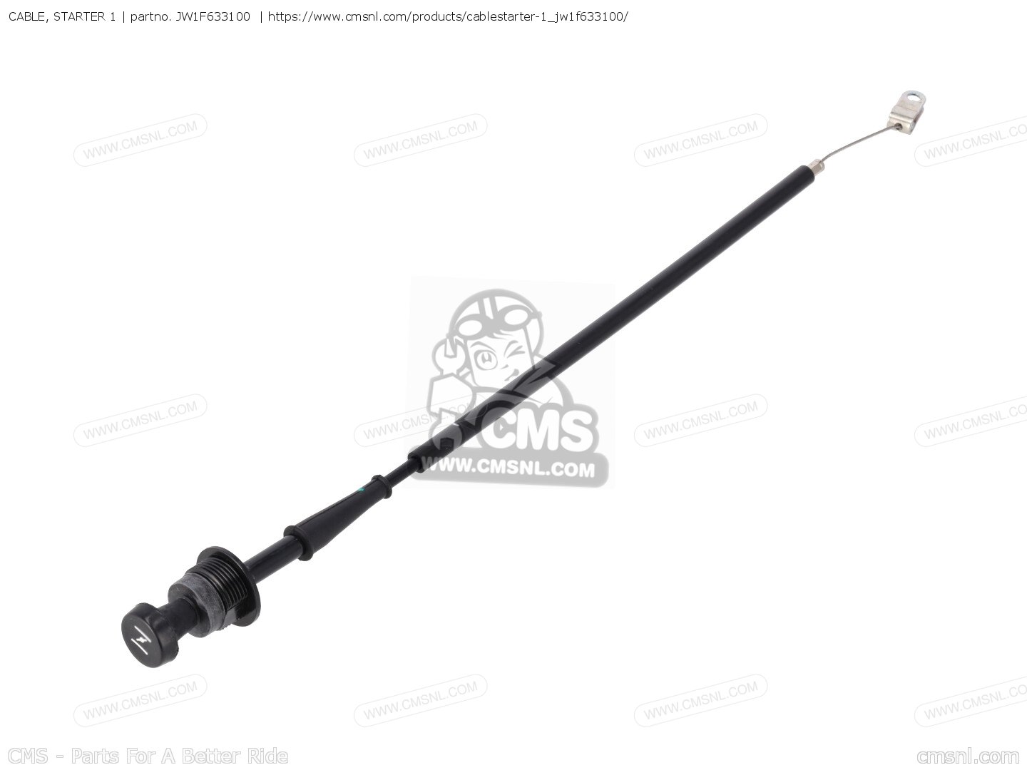 JW1F633100: CABLE, STARTER 1 Yamaha - buy the JW1-F6331-00-00 at CMSNL