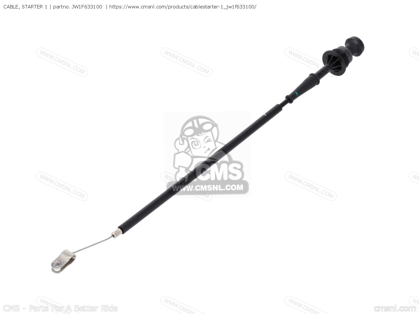 JW1F633100: CABLE, STARTER 1 Yamaha - buy the JW1-F6331-00-00 at CMSNL