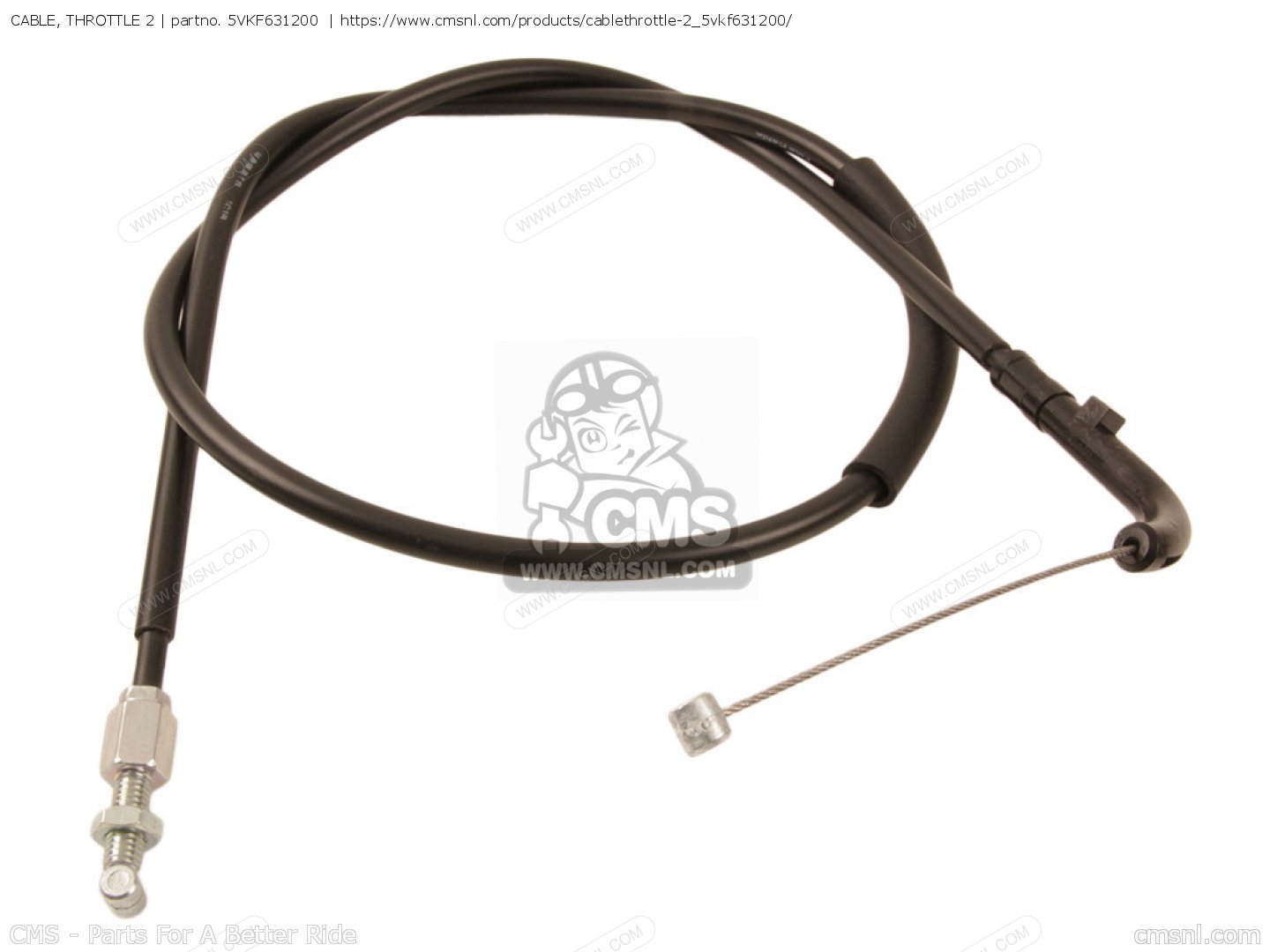 CABLE, THROTTLE 2 for Yamaha - order at CMSNL
